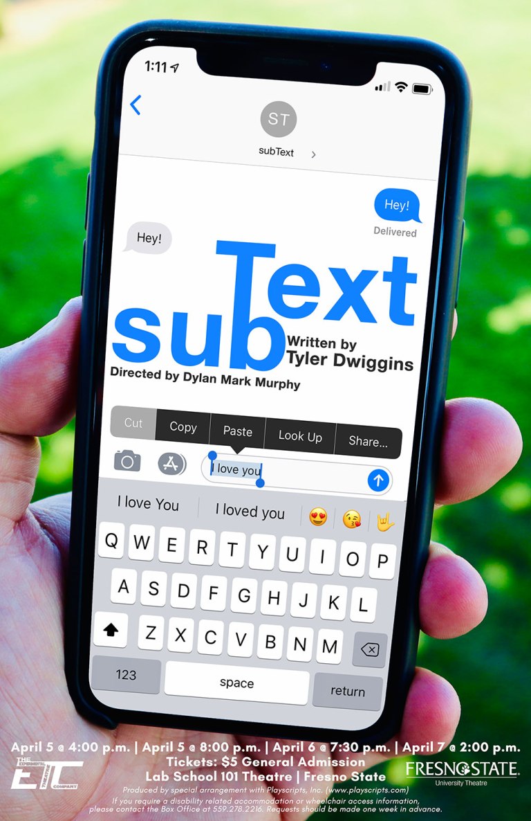 Experimental Theatre Co. tackles love in the age of social media with ...
