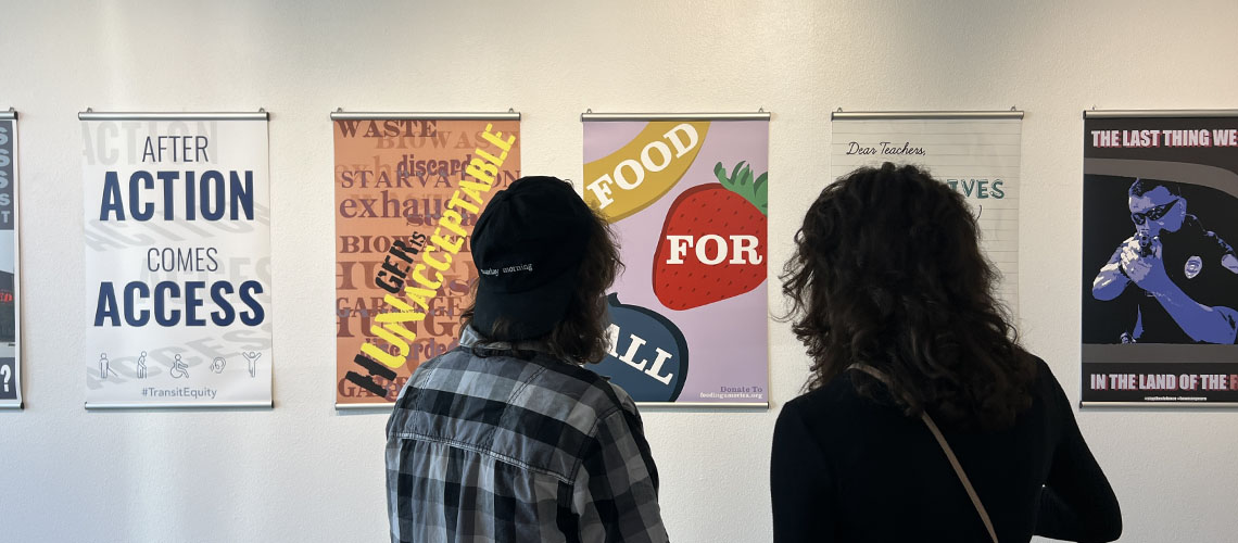 Graphic Design students focus on social justice in M Street exhibit ...