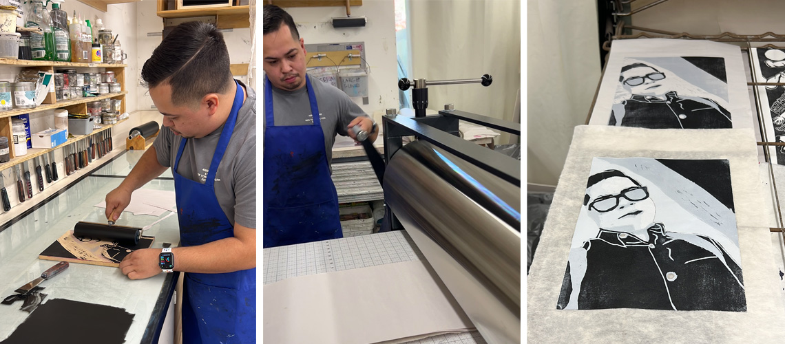 Printmaking crosses artistic genres creating duplicative pieces for the ...