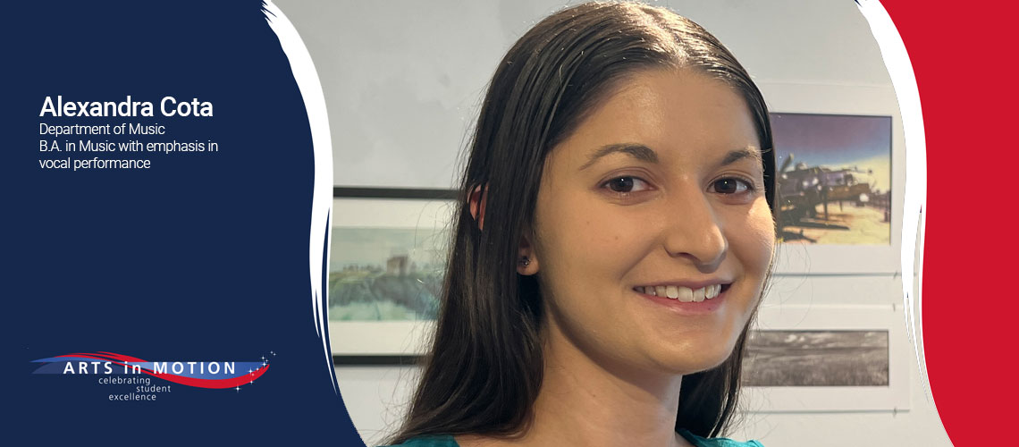 Student of Distinction: Alexandra Cota – Department of Music – The ...