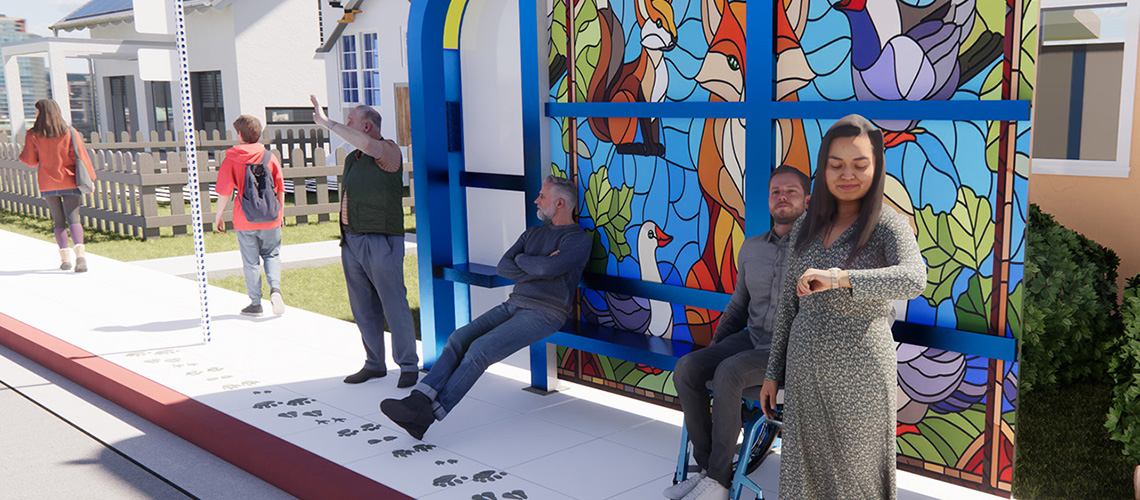 Beating the heat: students design innovative bus shelters for triple ...